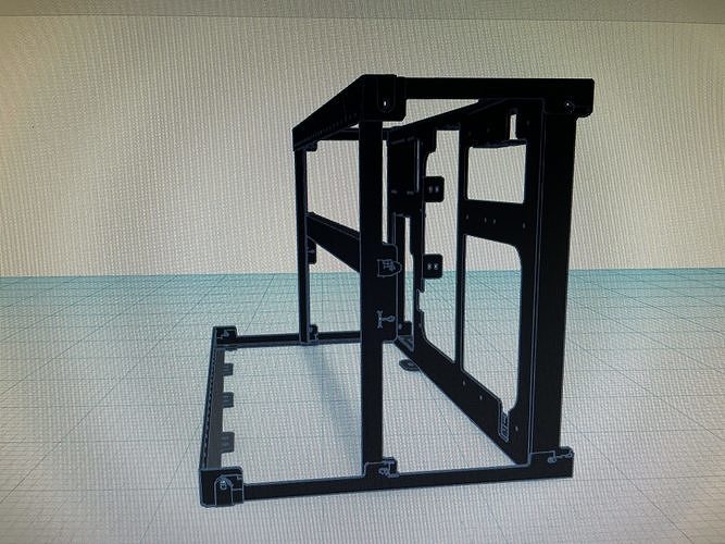 Fully built GPU Mining Frame 3D model 3D printable | CGTrader