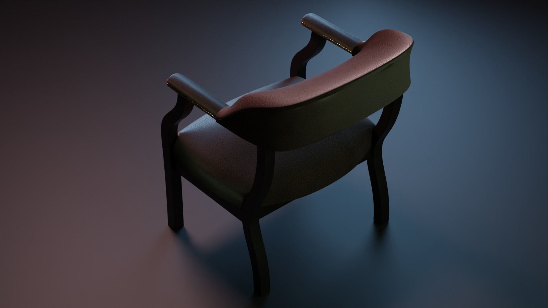Comfy Leather Chair 3D model | CGTrader