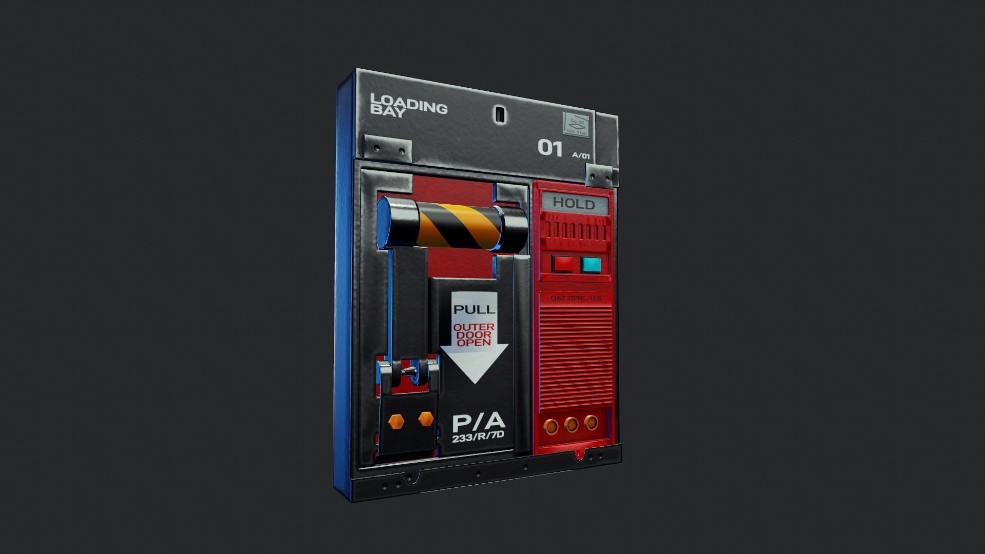 3D model Alien Air Locker - Tutorial Included VR / AR / low-poly | CGTrader