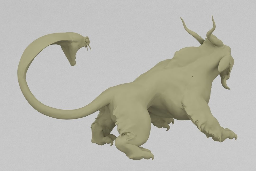 Chimera 3D model 3D printable | CGTrader