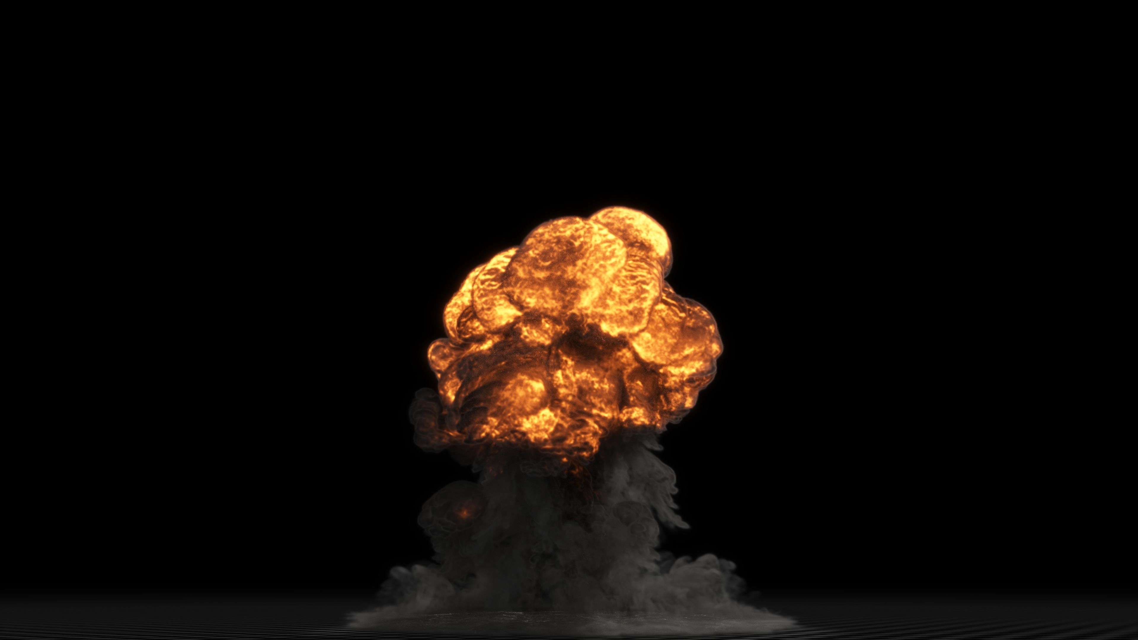 Gasoline Explosion 3D model animated | CGTrader