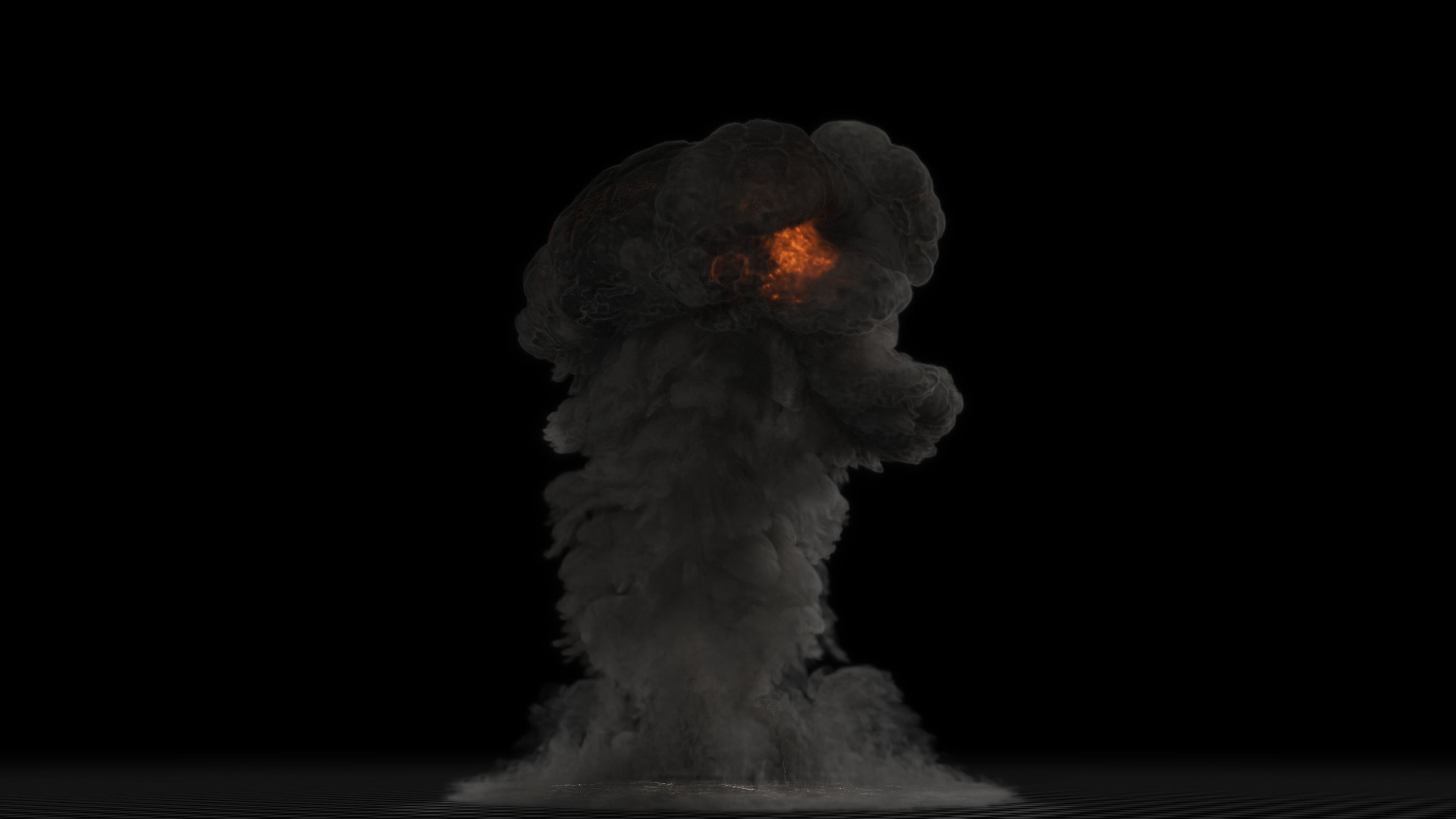 Gasoline Explosion 3D model animated | CGTrader