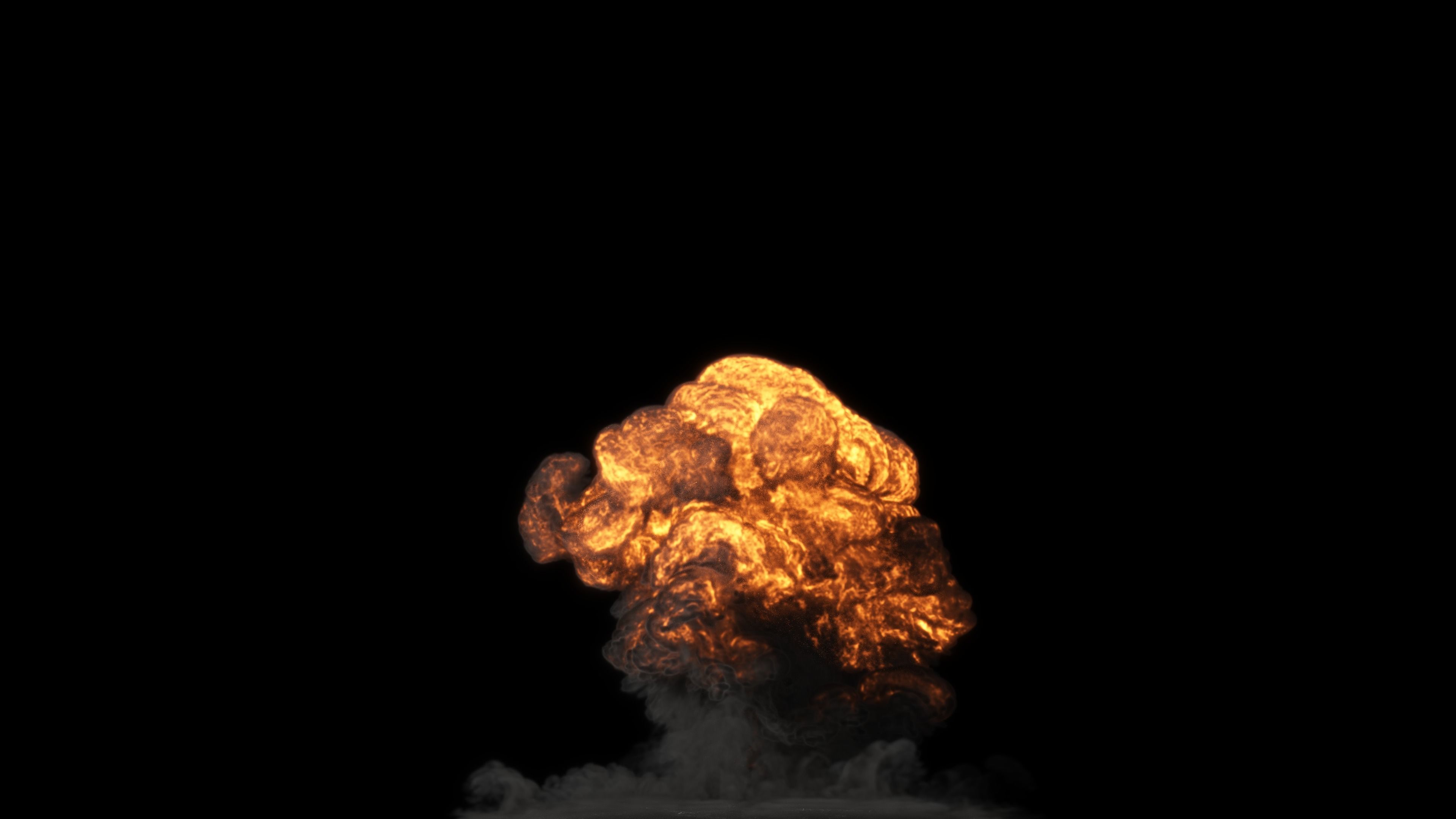 Gasoline Explosion 3D model animated | CGTrader