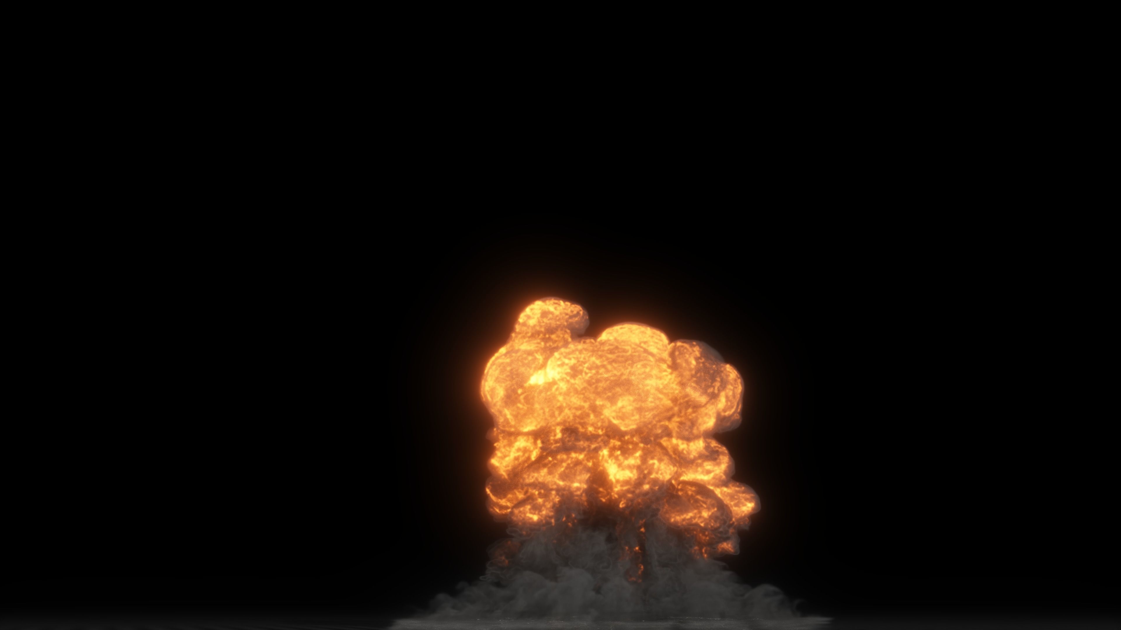 Gasoline Explosion 3D model animated | CGTrader