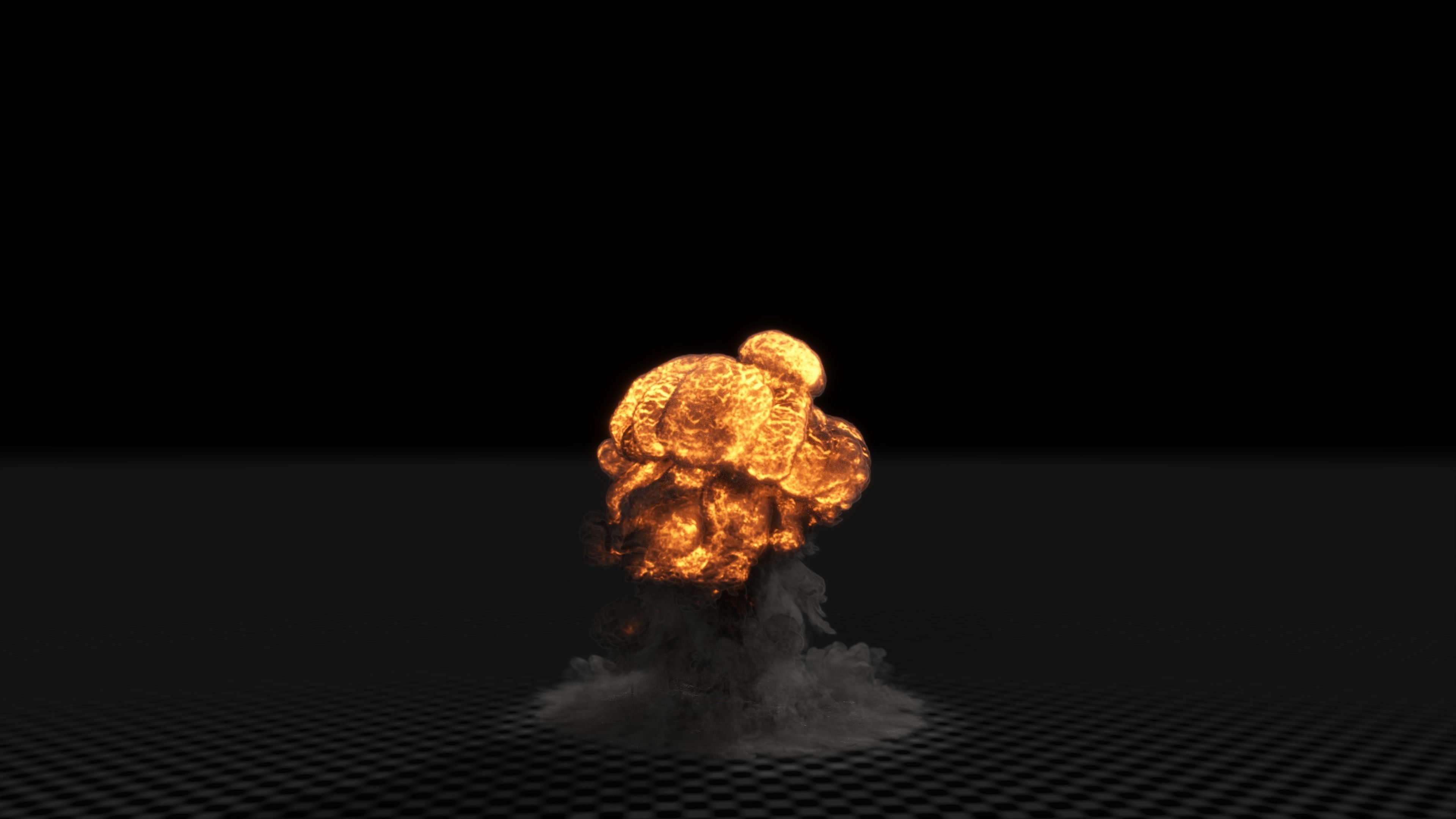 Gasoline Explosion 3D model animated | CGTrader
