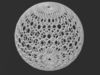 Lattice sphere hexagon 3D model 3D printable | CGTrader