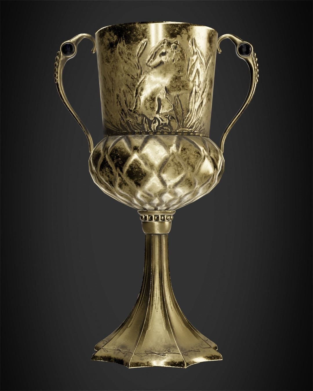 Hufflepuff Cup from Harry Potter 3D model 3D printable | CGTrader