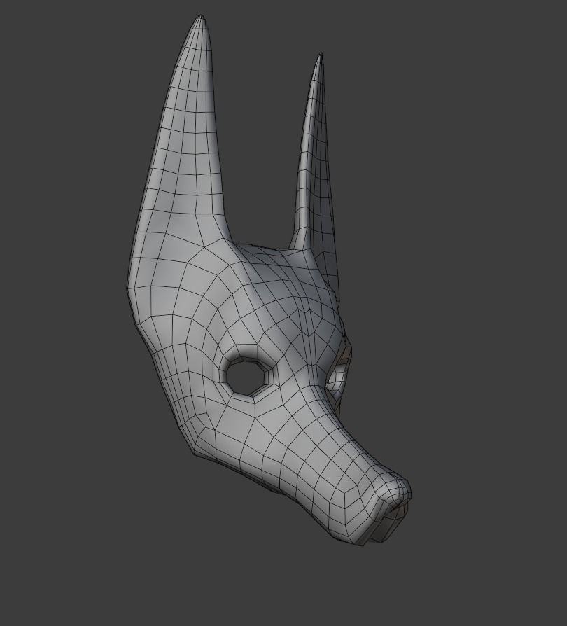 3D model Pbr Anubis Mask VR / AR / low-poly | CGTrader