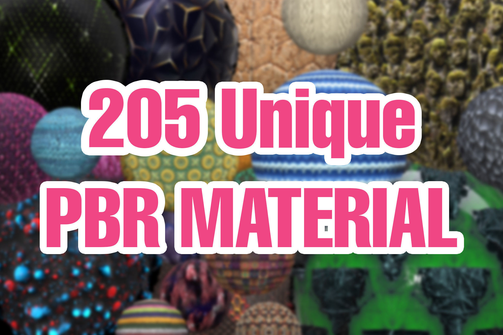 Texture 205 Smart Material Bundle - SciFi Materials VR / AR / low-poly ...