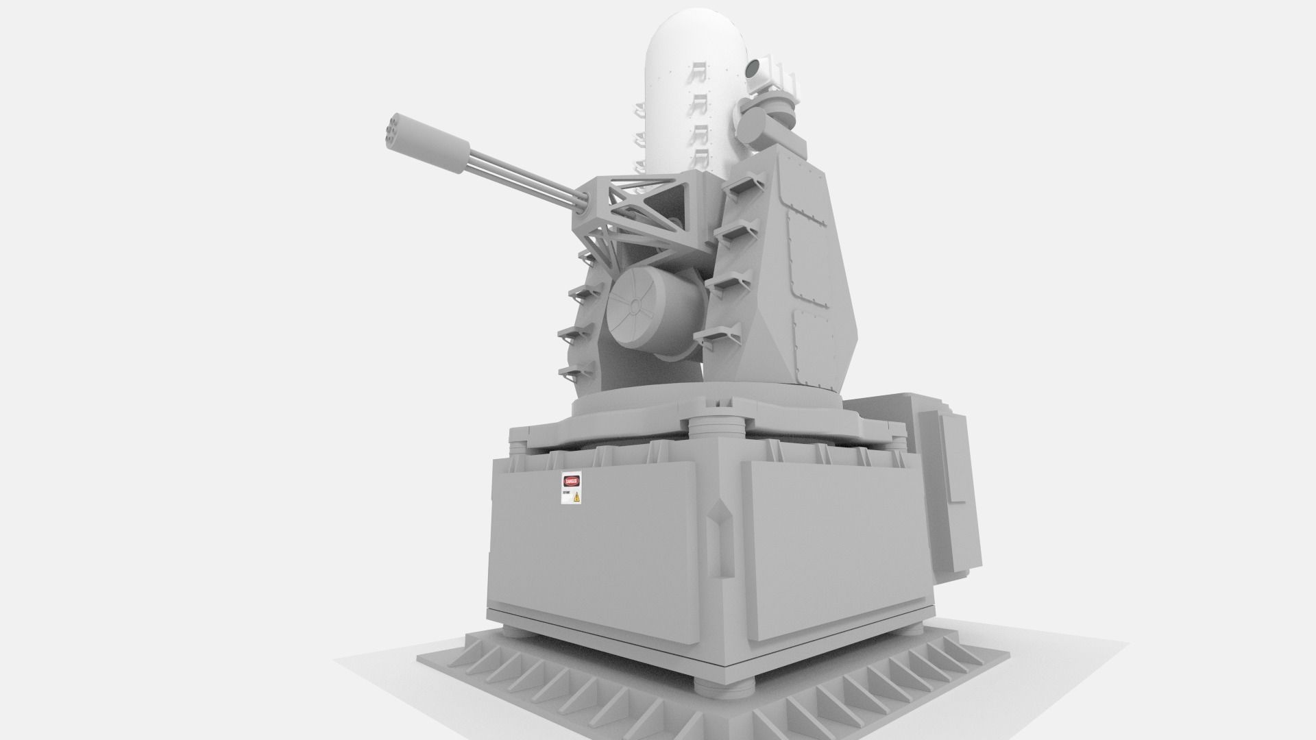 phalanx ciws 3D model | CGTrader
