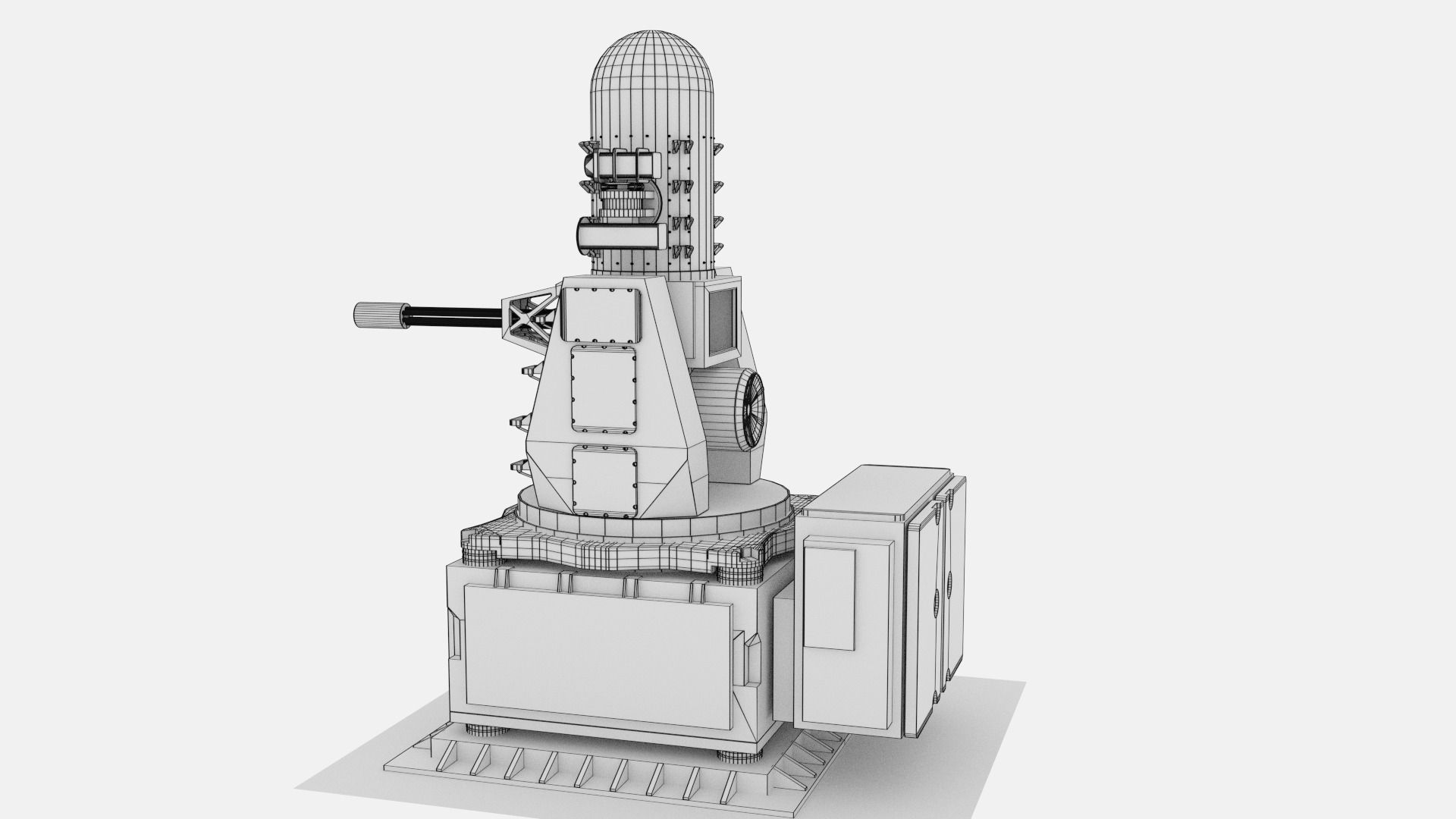 phalanx ciws 3D model | CGTrader
