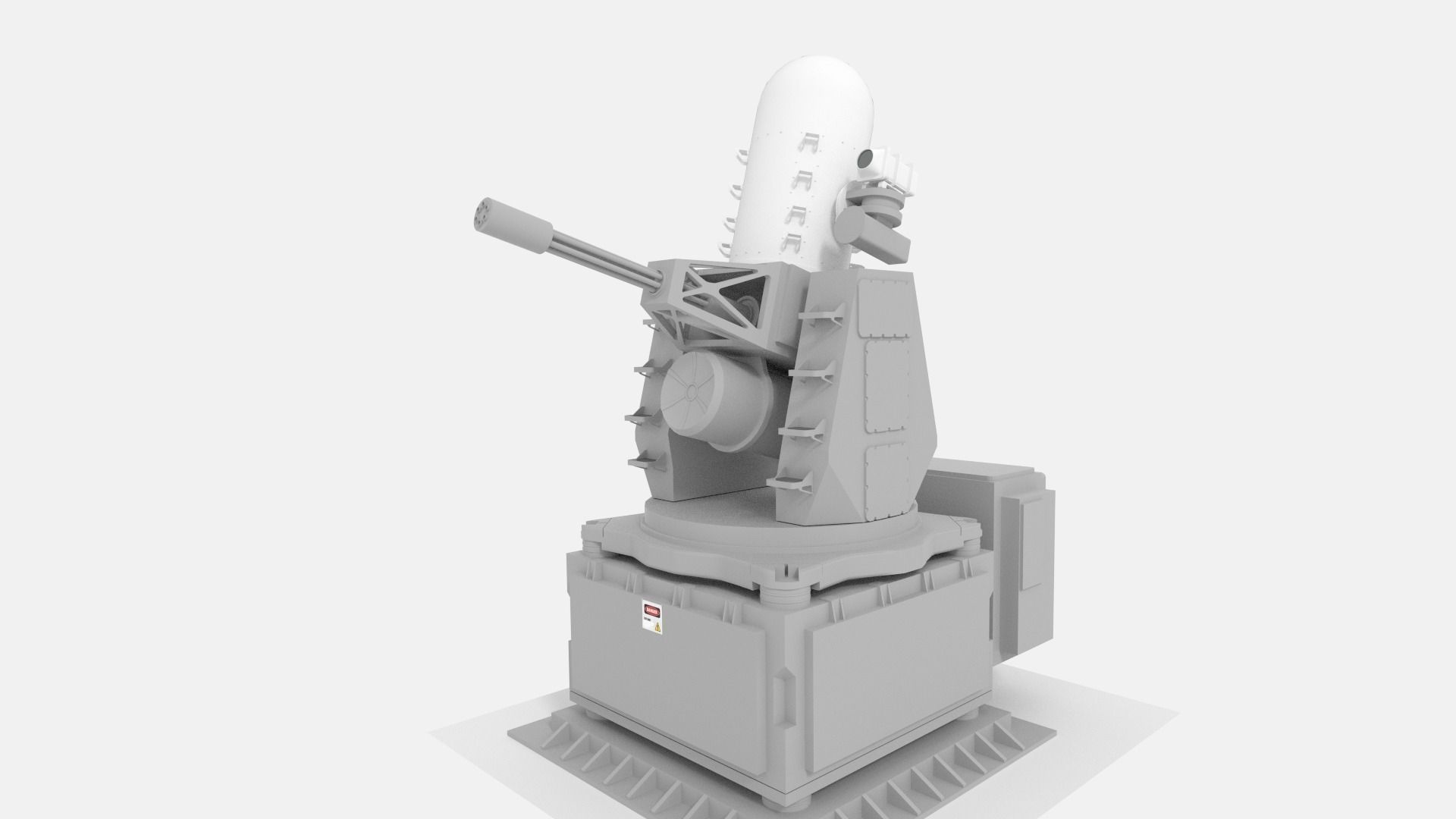 phalanx ciws 3D model | CGTrader