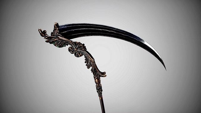 3D model Scythe VR / AR / low-poly | CGTrader