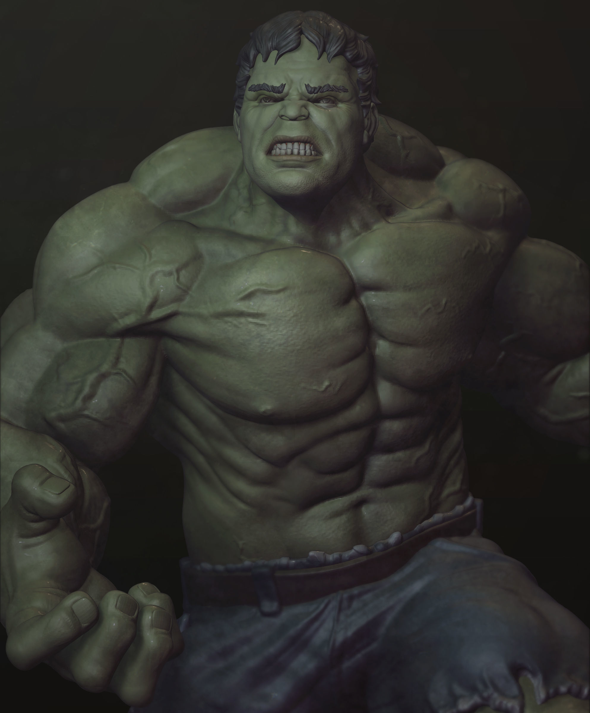 Hulk Smash 3D model 3D printable | CGTrader