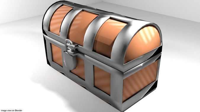 Treasure Chest - Type 1 3D model | CGTrader
