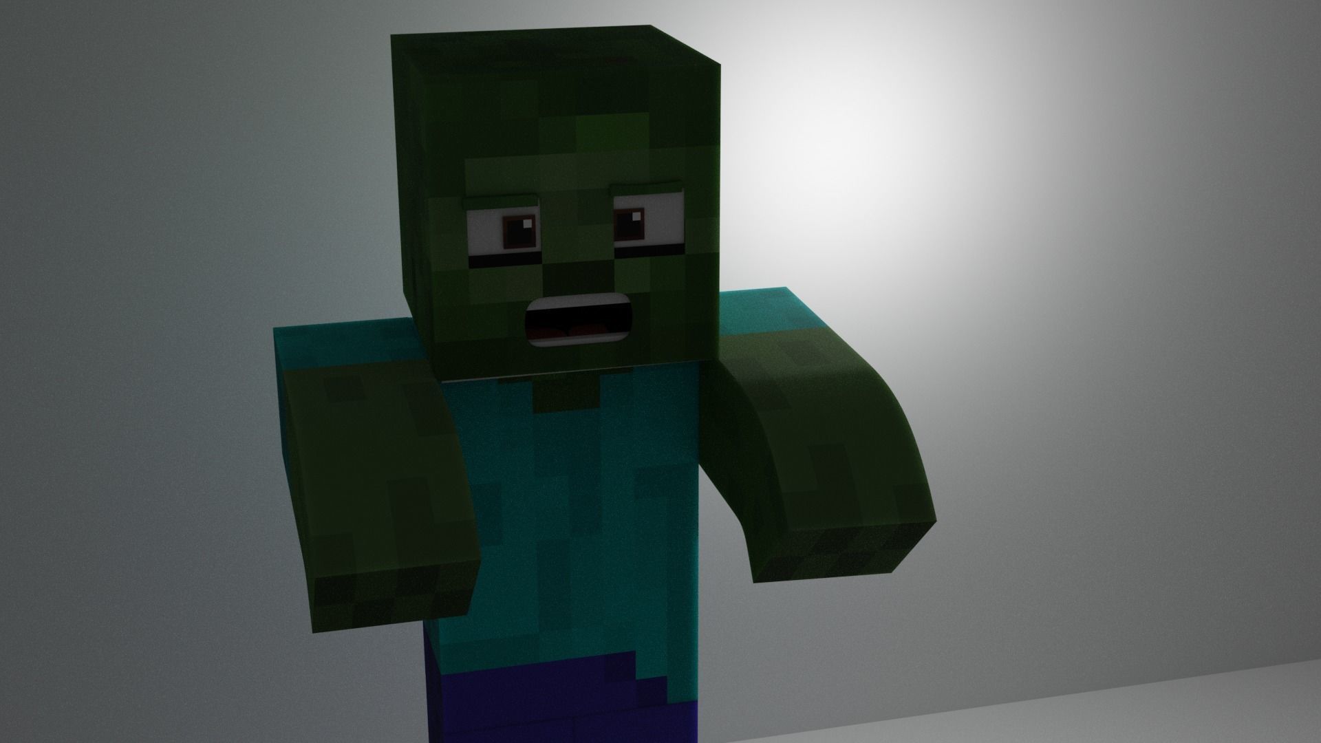 Zombie Realistic Blender 3D model rigged | CGTrader