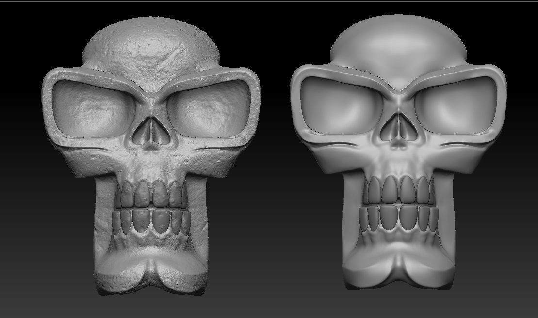Stylized pack skulls 3D model | CGTrader