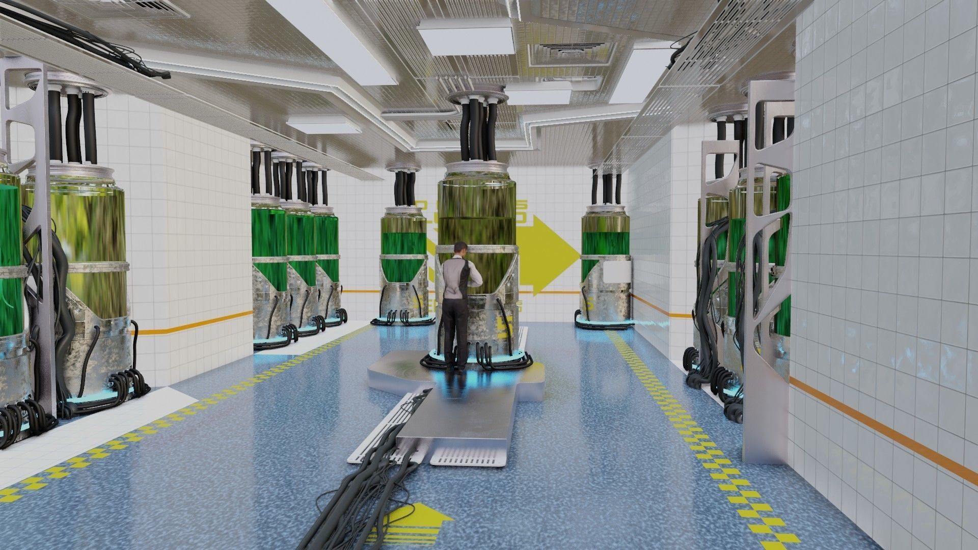 scifi scene made with blender 3D model | CGTrader