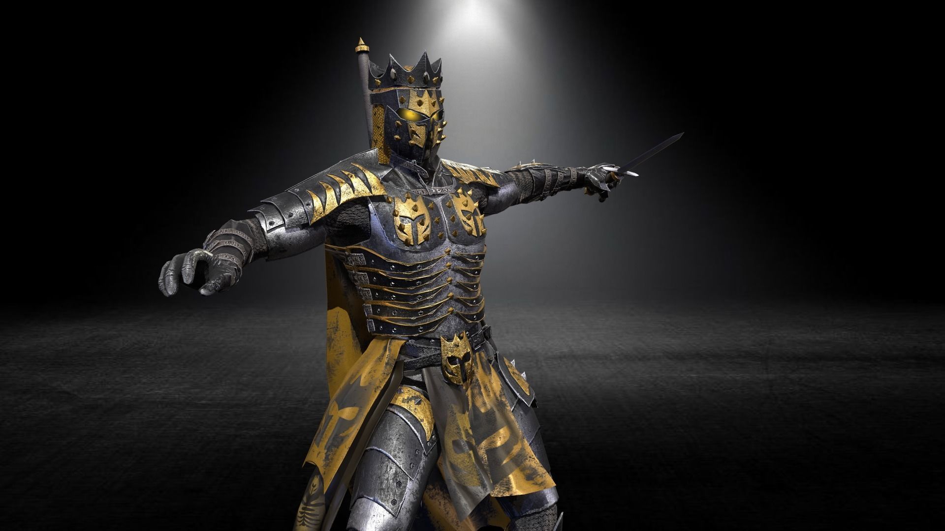 3D model First knight of pain VR / AR / low-poly | CGTrader