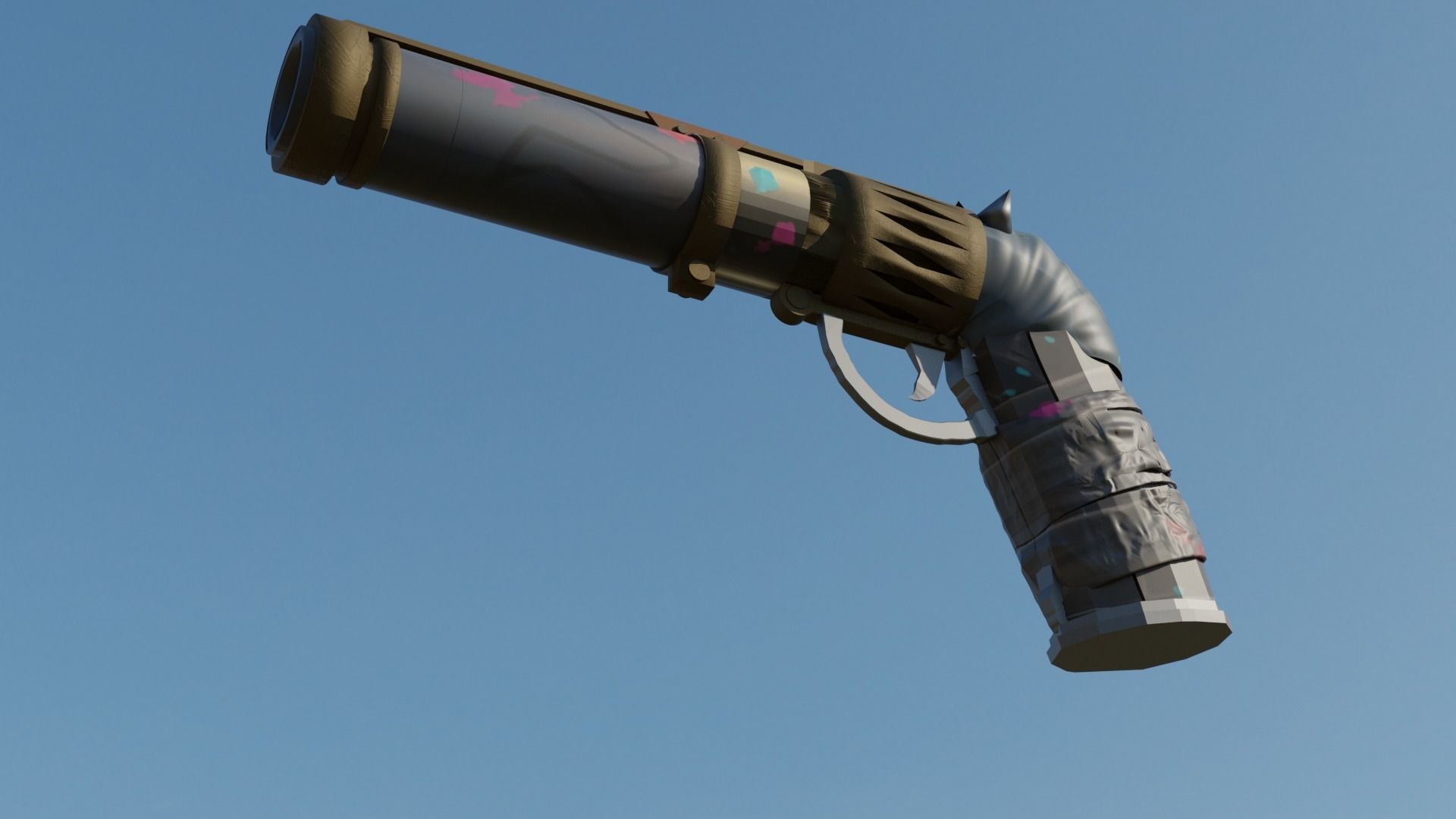 arcane jinx gun 3D model | CGTrader