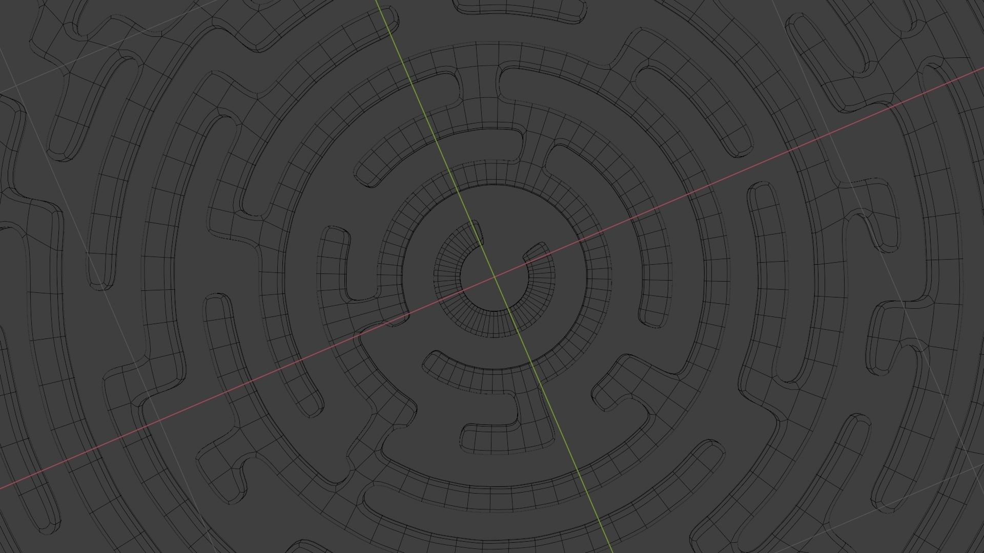 round maze 3D model | CGTrader