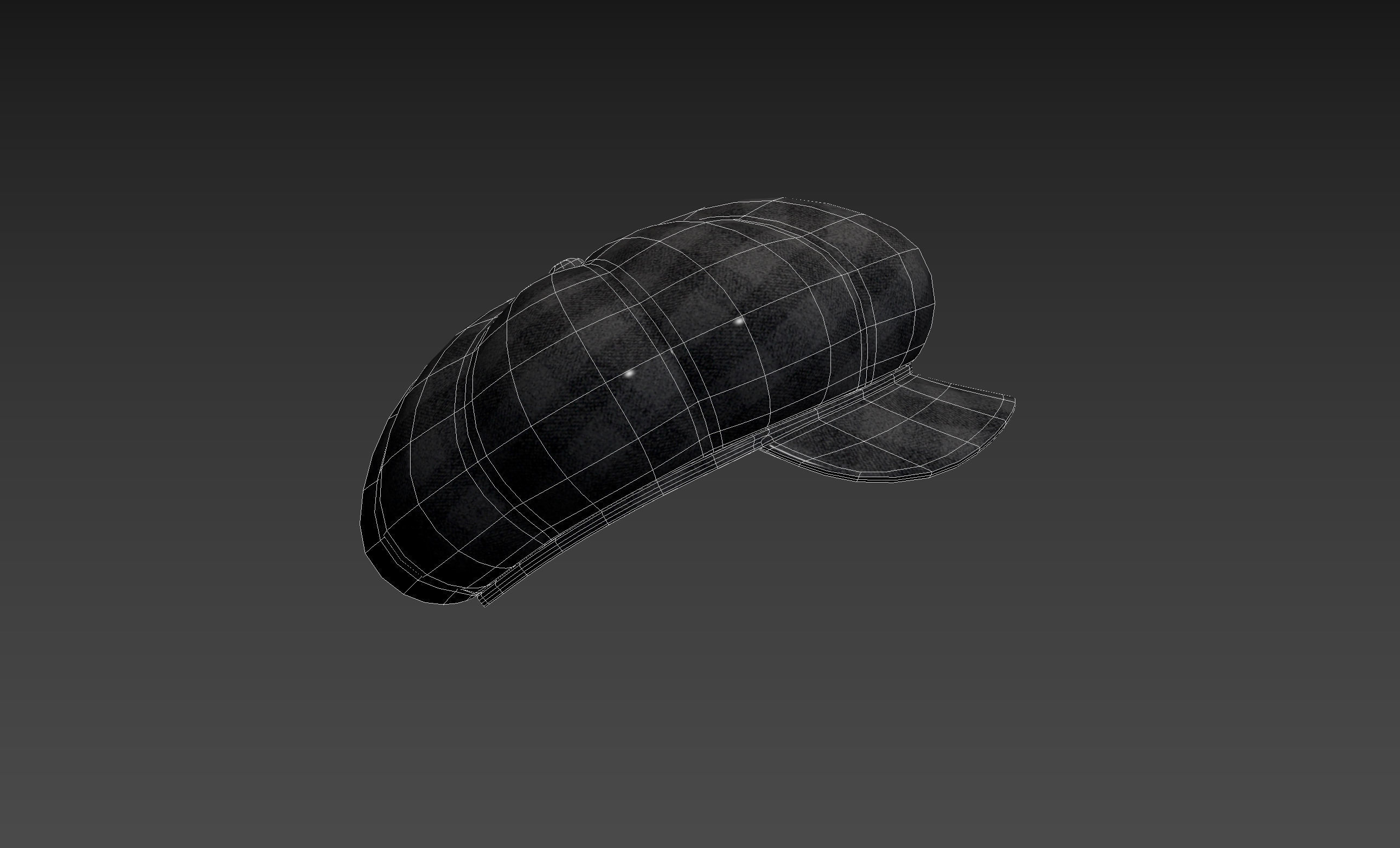 Newsboy Cap 3D model | CGTrader