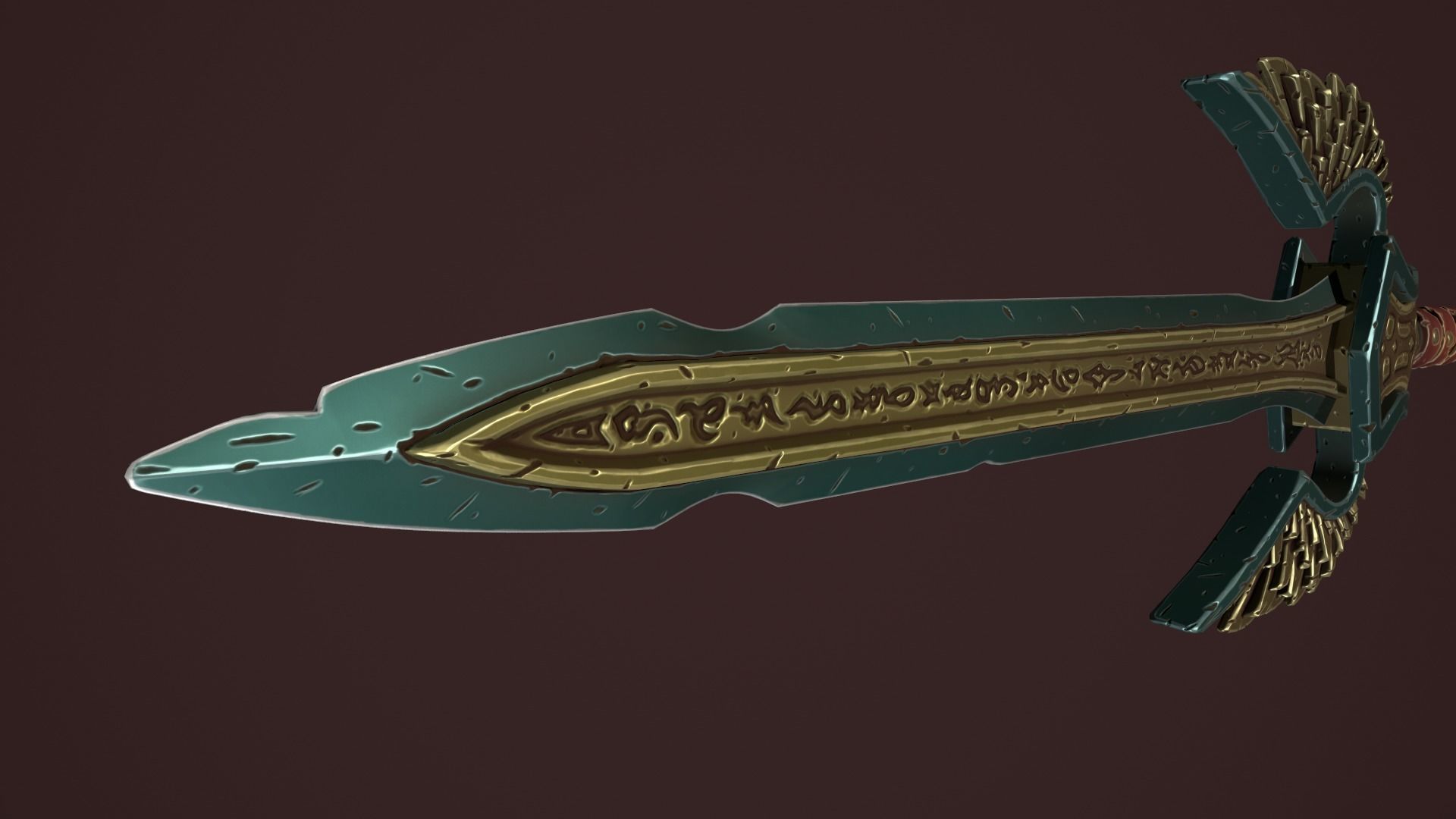3D model Rune sword VR / AR / low-poly | CGTrader