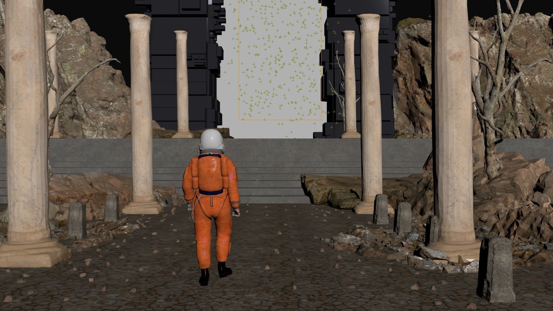 Gates Of The Underworld 3D model animated rigged | CGTrader