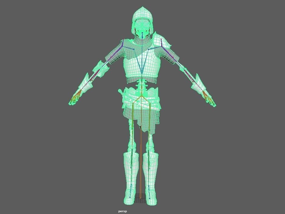 3D model Skeleton Warrior VR / AR / low-poly | CGTrader