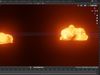 Fire Explosion reactive mesh free 3D model | CGTrader