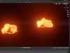 Fire Explosion reactive mesh free 3D model | CGTrader