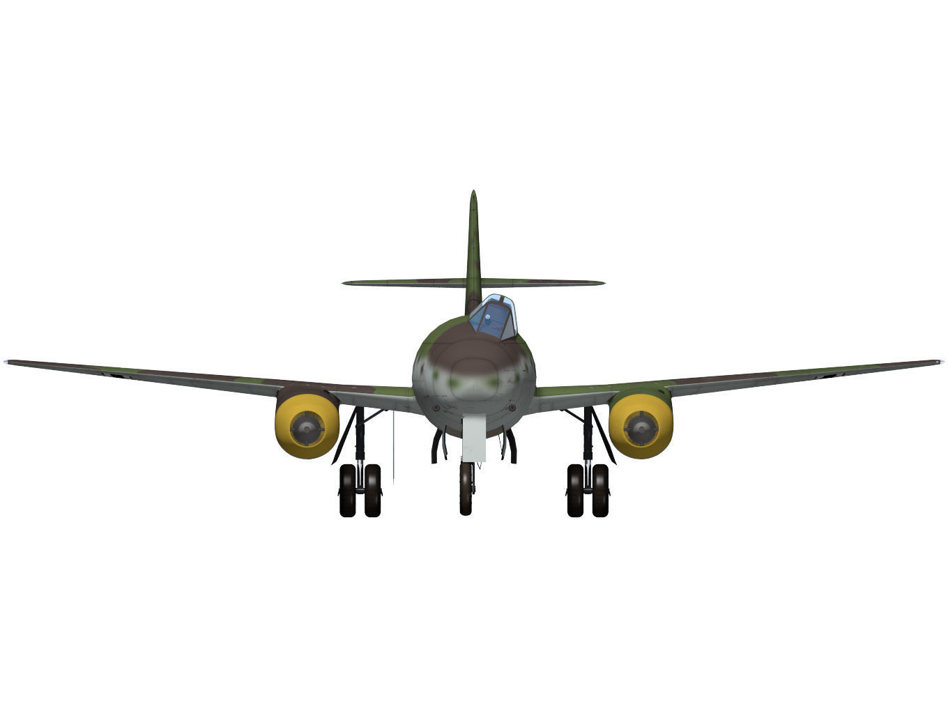 Messerschmitt P1100 3D model | CGTrader