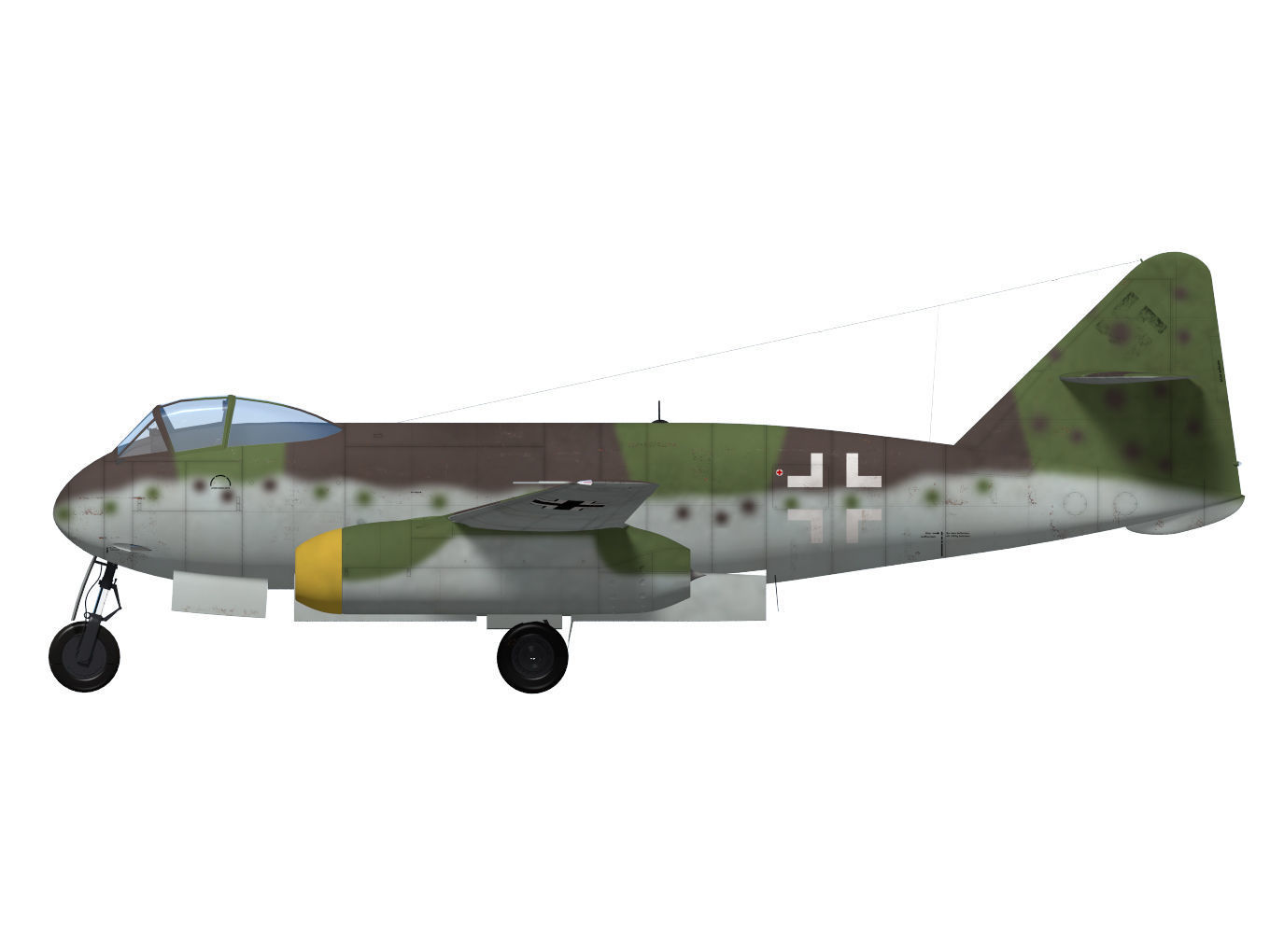 Messerschmitt P1100 3D model | CGTrader