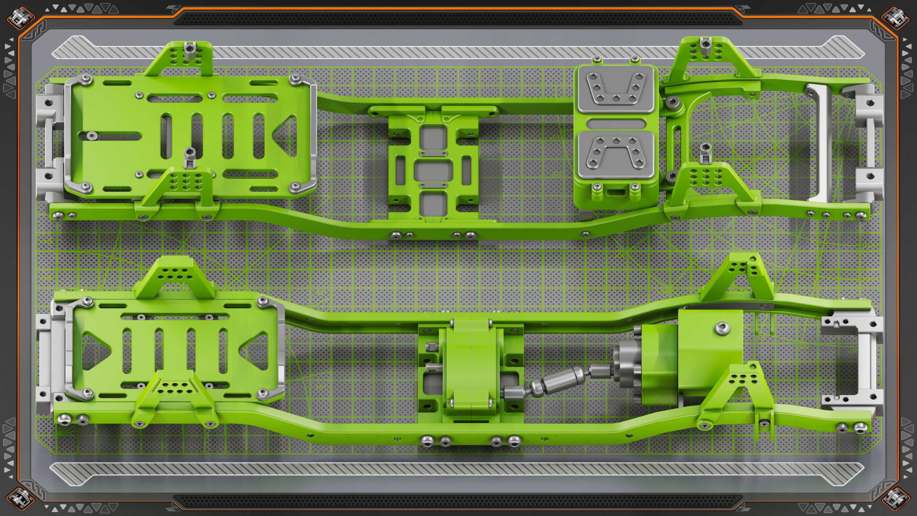 Sci-Fi Hard Surface Mechanical KITBASH 420 DETAILS 3D model | CGTrader