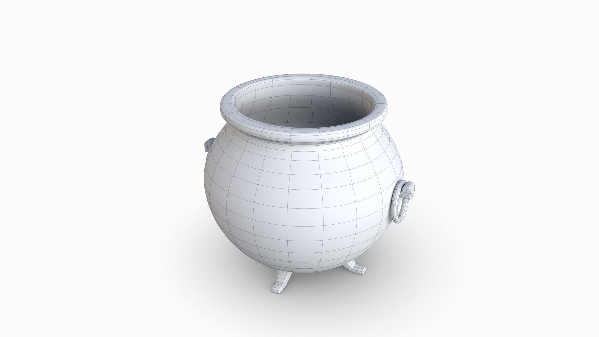 Witch Boiler 3D model rigged | CGTrader
