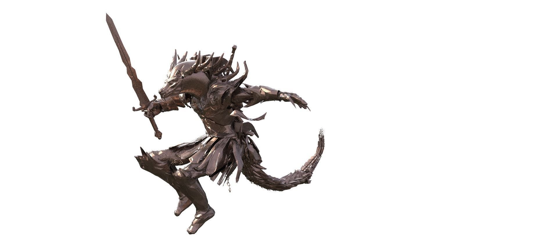 Werewolf Robot mech 3D model | CGTrader