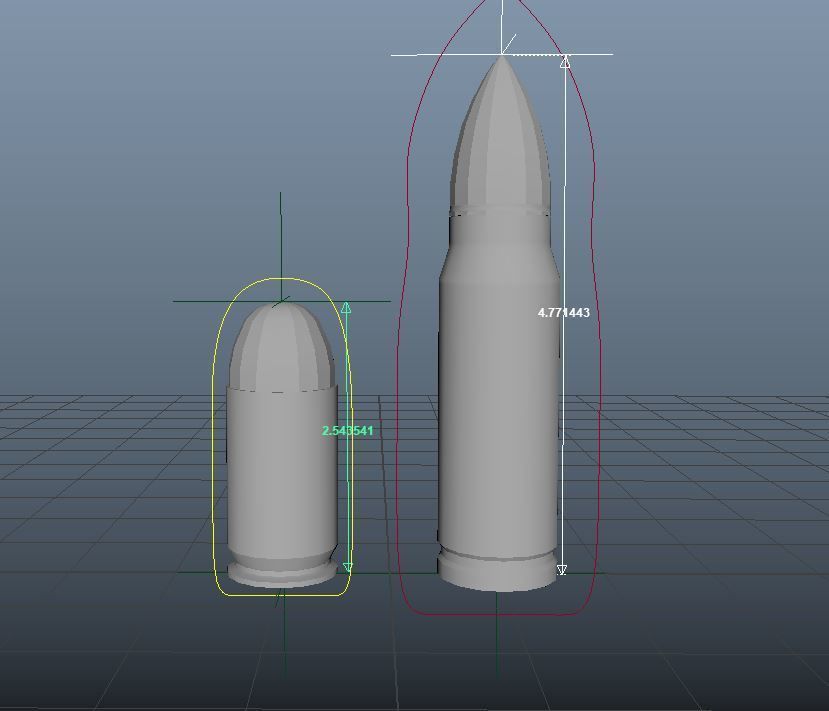 Bullet 3D model rigged | CGTrader
