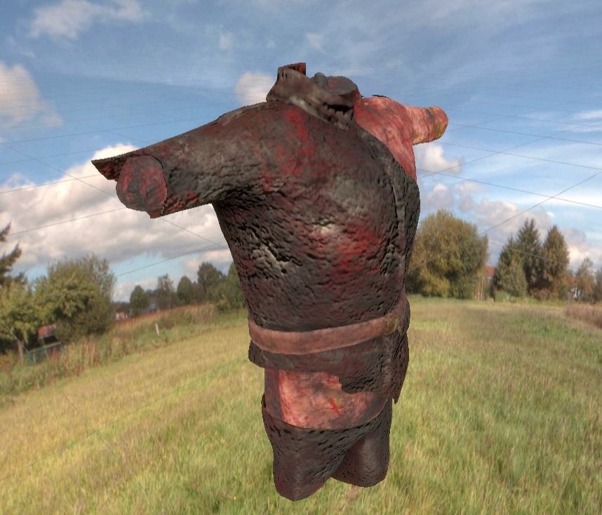 3D model Bad Corpse Torn Soldier Gore Man VR / AR / low-poly | CGTrader