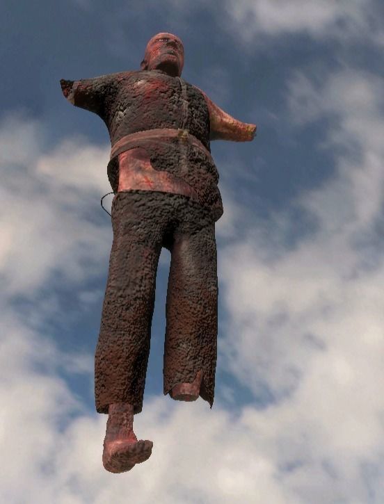 3D model Bad Corpse Torn Soldier Gore Man VR / AR / low-poly | CGTrader