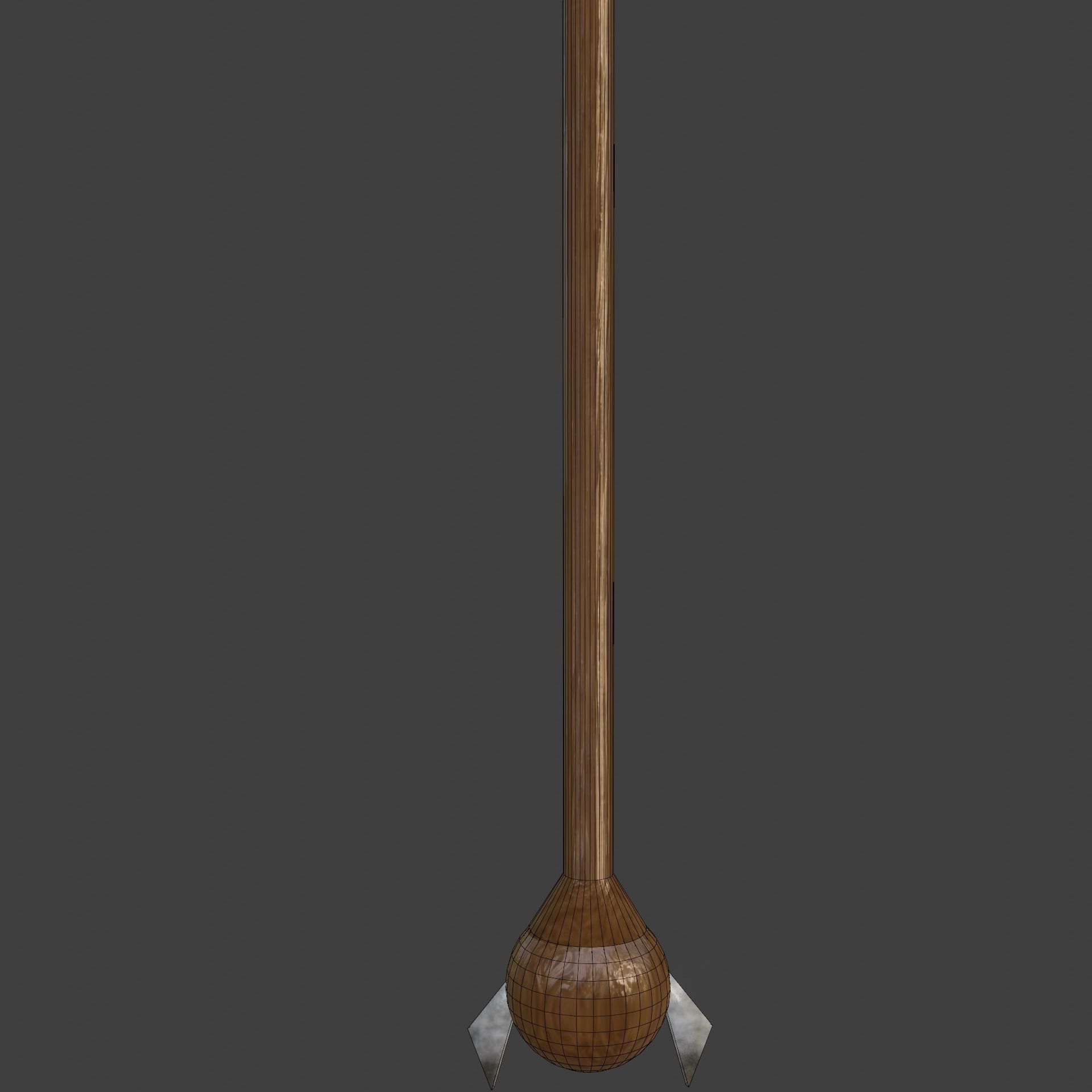 3D model Wizards Staff PBR low poly game ready VR / AR / low-poly ...