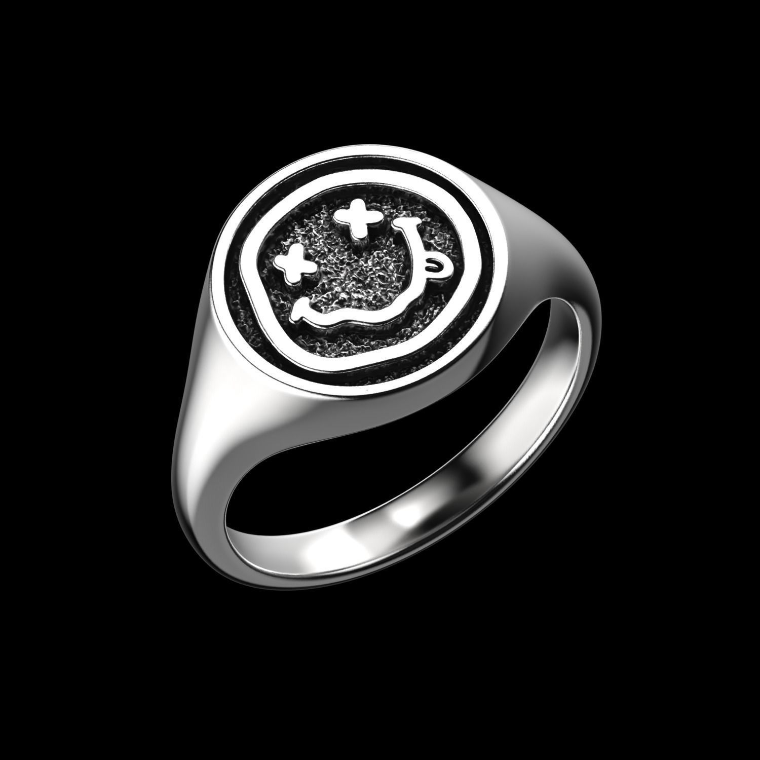 Nirvana ring 3D model 3D printable | CGTrader