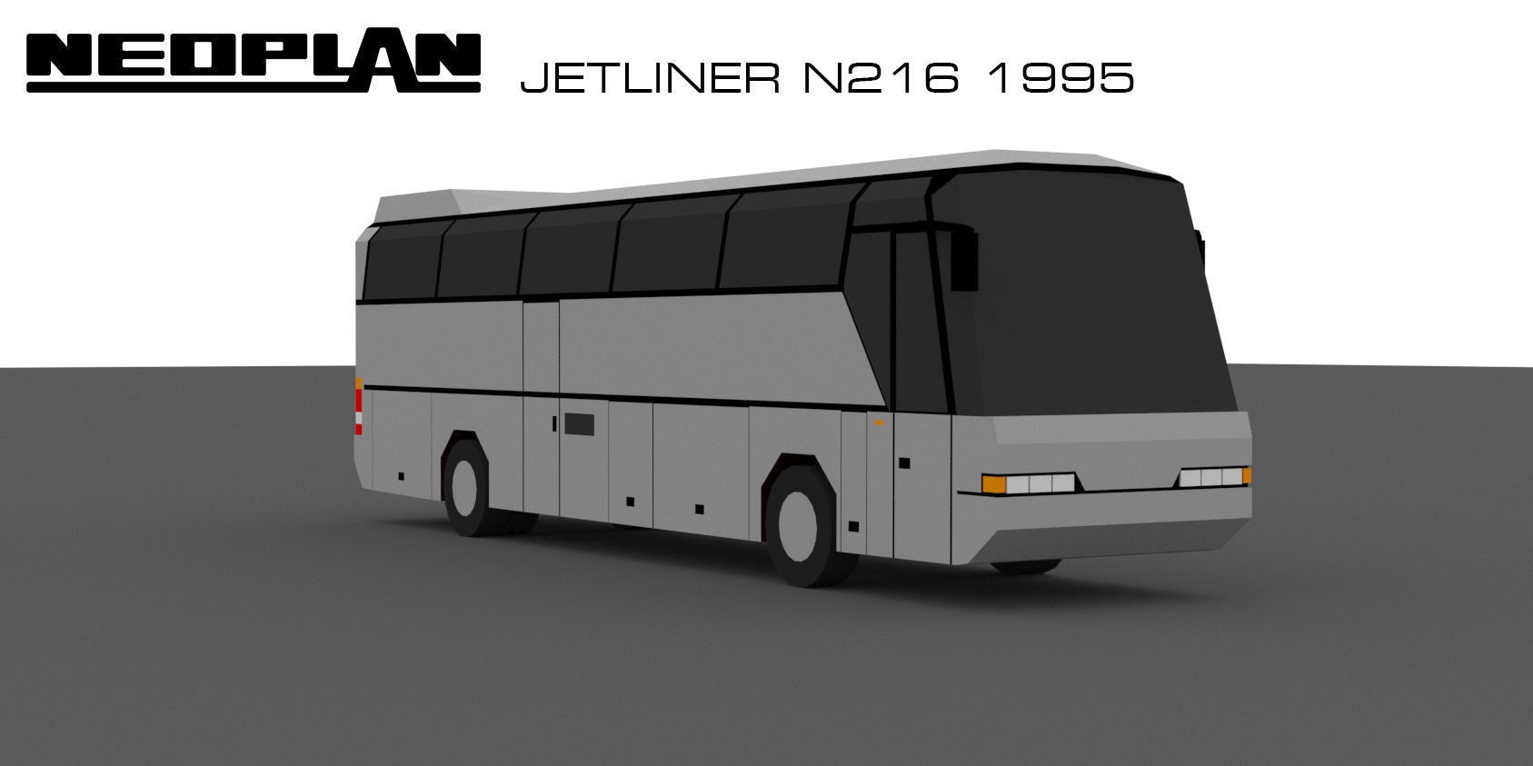 Neoplan bus set 1994-1995 free VR / AR / low-poly 3D model | CGTrader