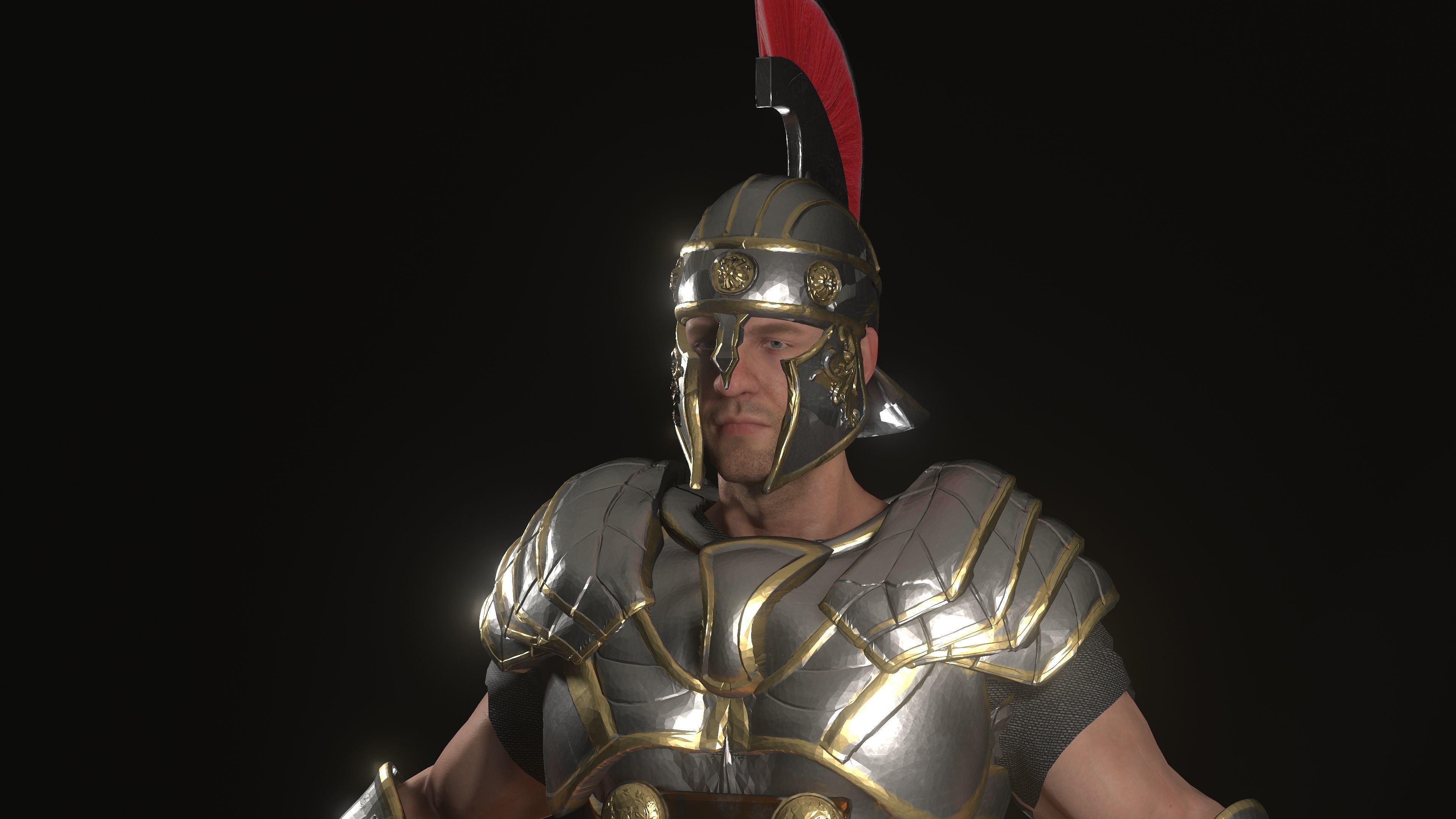 3D model Roman Soldier VR / AR / low-poly | CGTrader