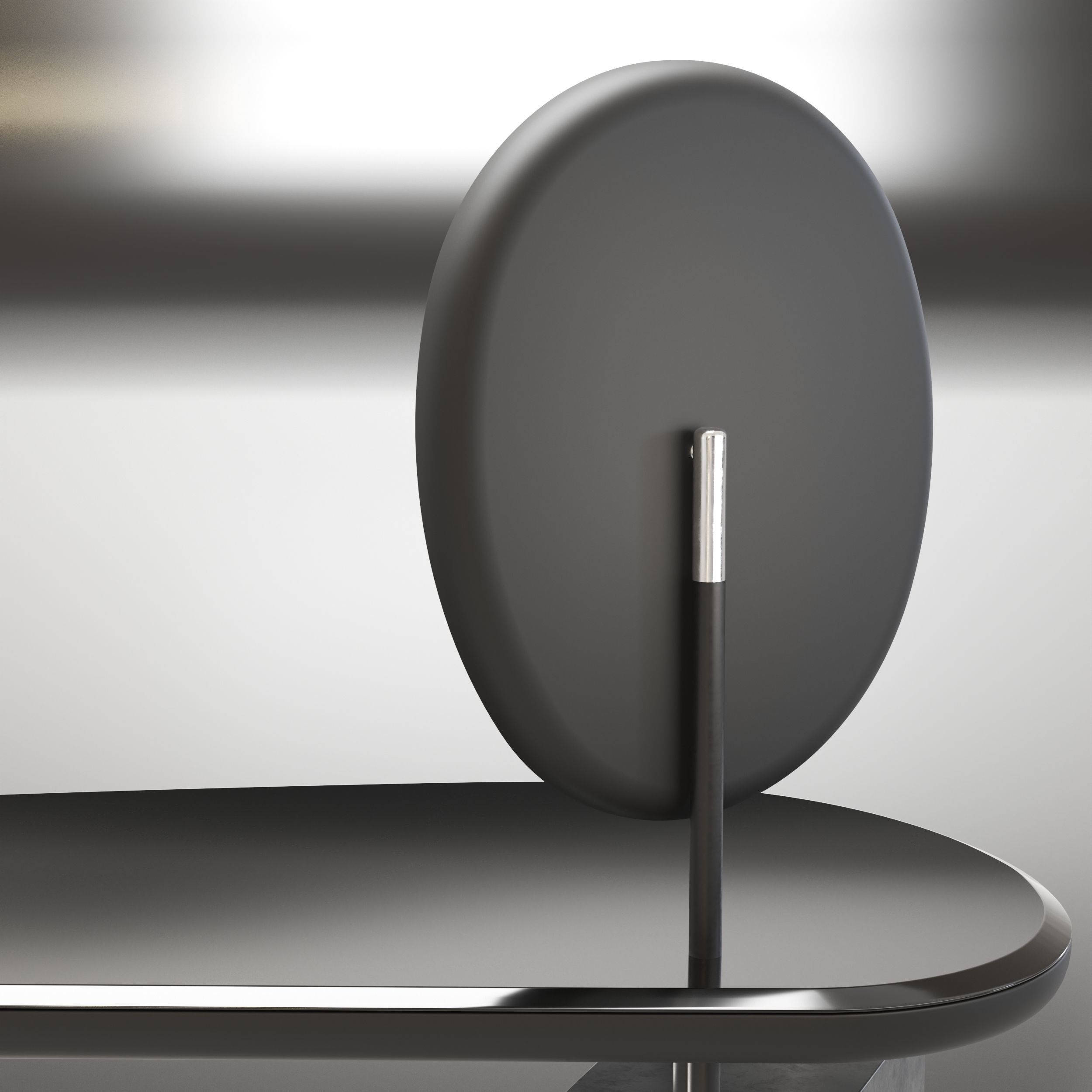 Living Divani Pebble Plus Nina dressing table and stool 3D model | CGTrader