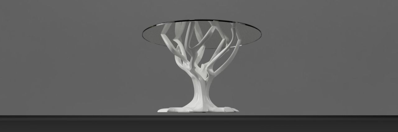 Tree Table Stand 3D model 3D printable | CGTrader