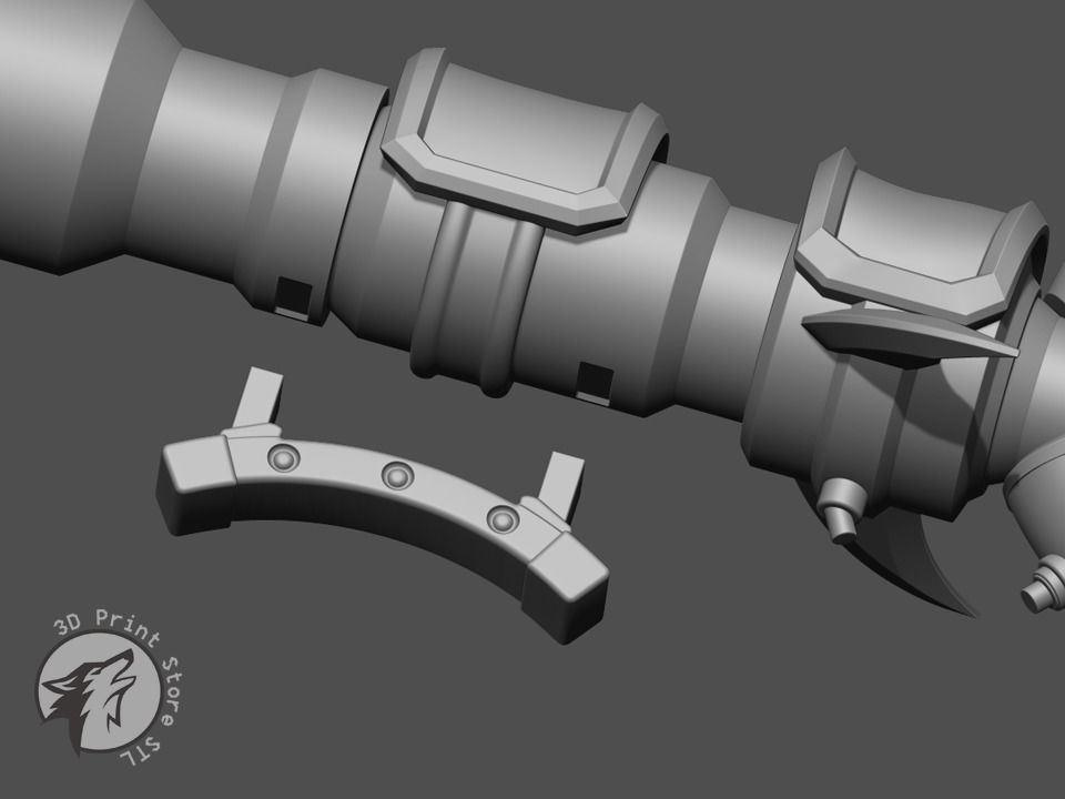 Jinx Weapon Collection LOL - Fan Art 3D print model 3D model 3D ...