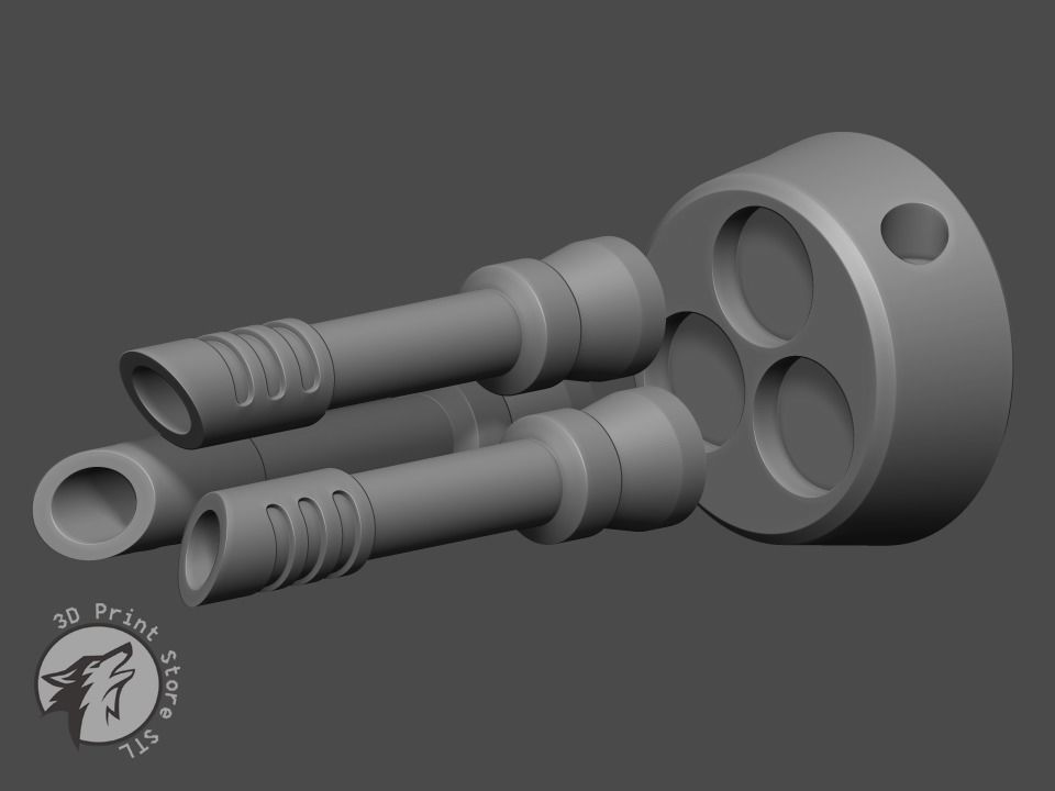 Jinx Weapon Collection LOL - Fan Art 3D print model 3D model 3D ...