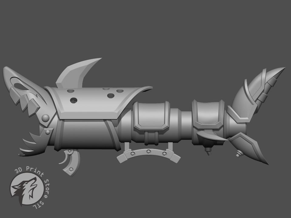 Jinx Weapon Collection LOL - Fan Art 3D print model 3D model 3D ...
