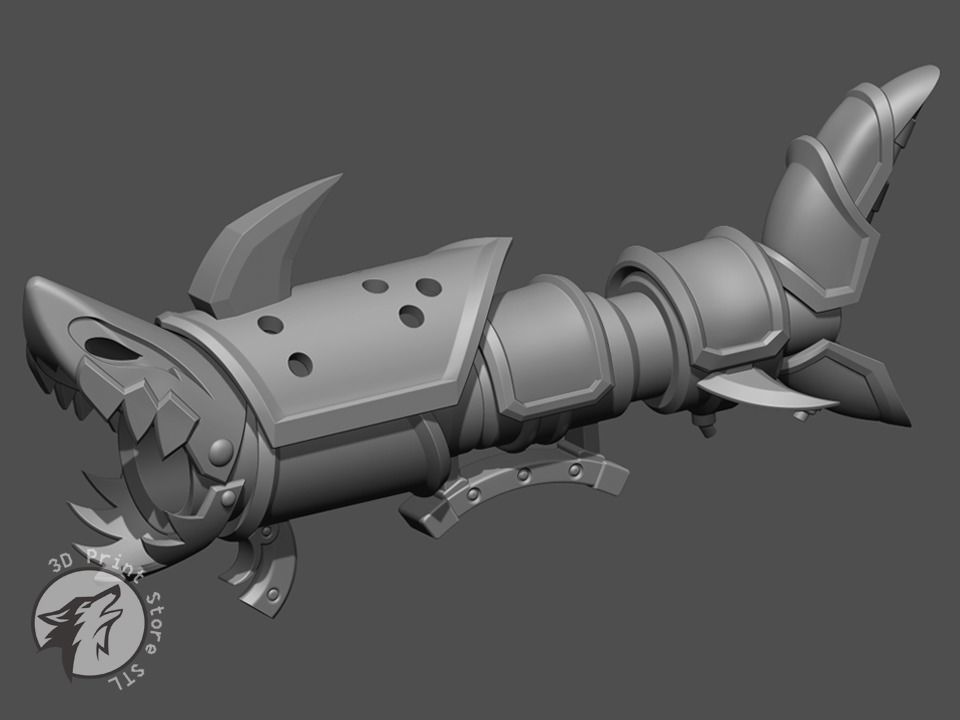 Jinx Weapon Collection LOL - Fan Art 3D print model 3D model 3D ...