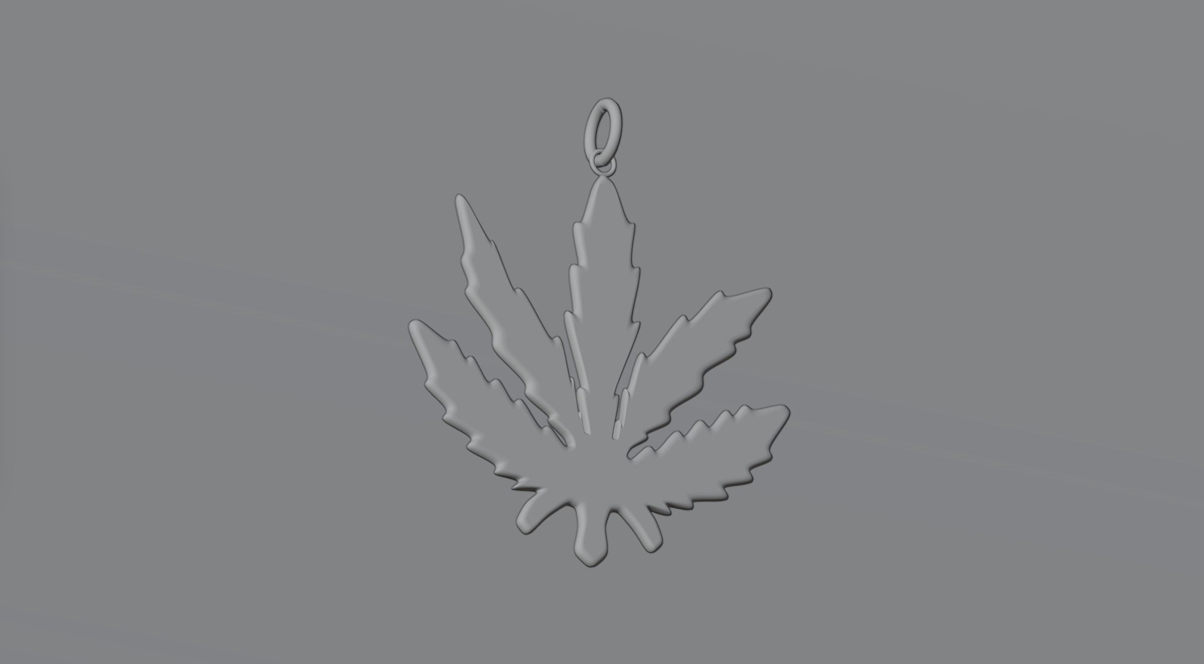 Hemp leaf 3D model | CGTrader